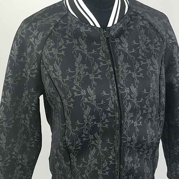 Fabletics | Tops | Fabletics Women S Tia Bomber Jacket Net Back | Poshmark